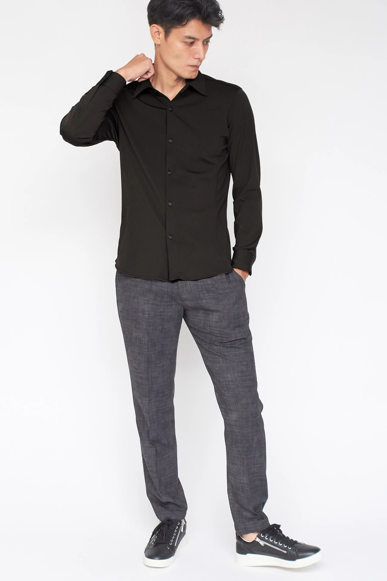 ZERO by TORNADO MART∴3Dリップルハイテンションシャツ / TORNADO