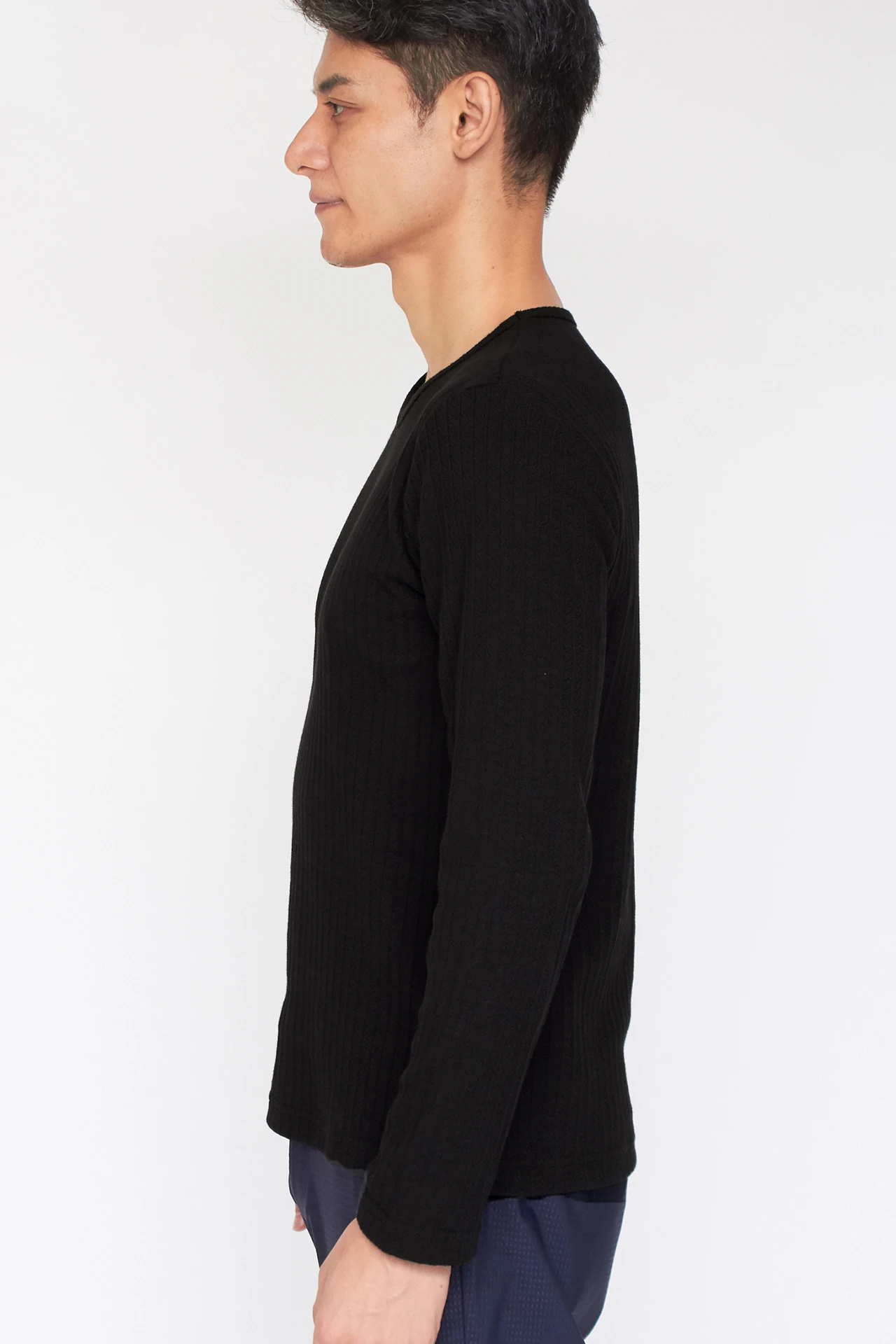 ZERO by TORNADO MART∴ジグザグストライプリンクス長袖カットソー