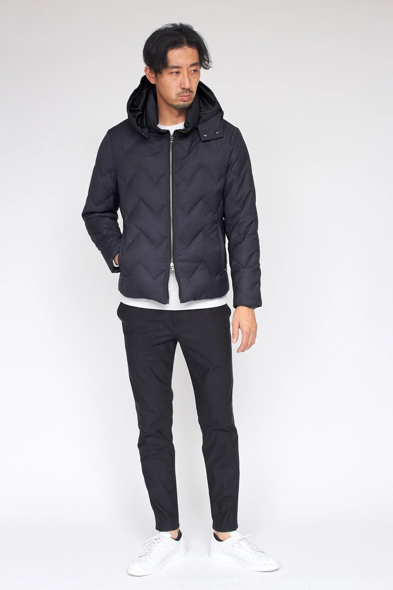 HIGH STREET∴T/Rキルトフーディーダウンブルゾン / HIGH STREET（ハイ