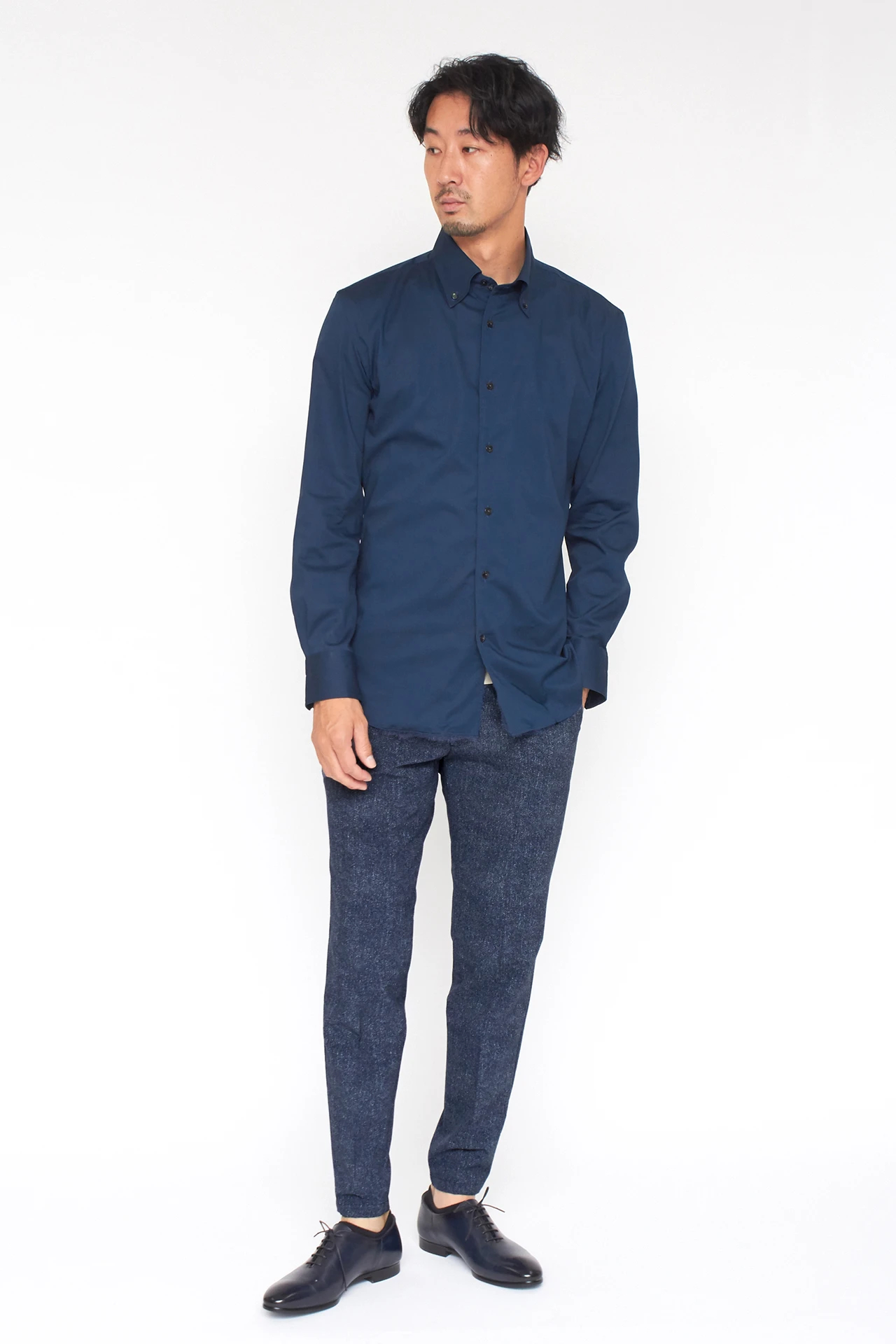 HIGH STREET∴COOLMAXデニムプリントイージーパンツ / HIGH STREET